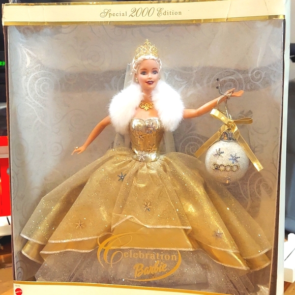 Mattel | Toys | Vintage Mattel Collectible In Box Celebration Barbie ...